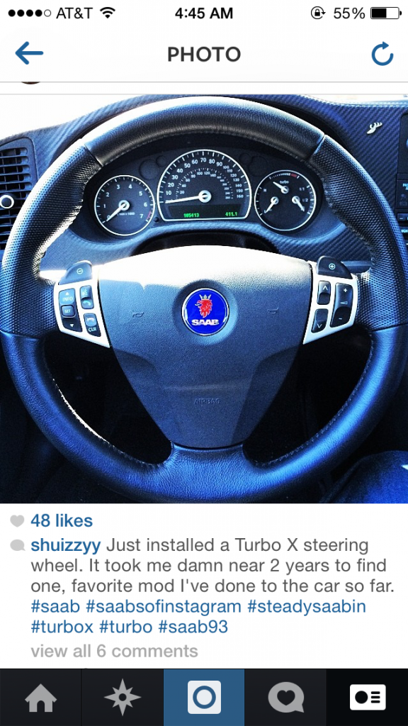 For Sale: - Saab Turbo X Steering Wheel | SaabCentral Forums