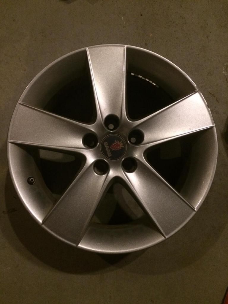For Sale: - Saab 9-3 Aero 5 spoke wheel 17 inch | SaabCentral Forums