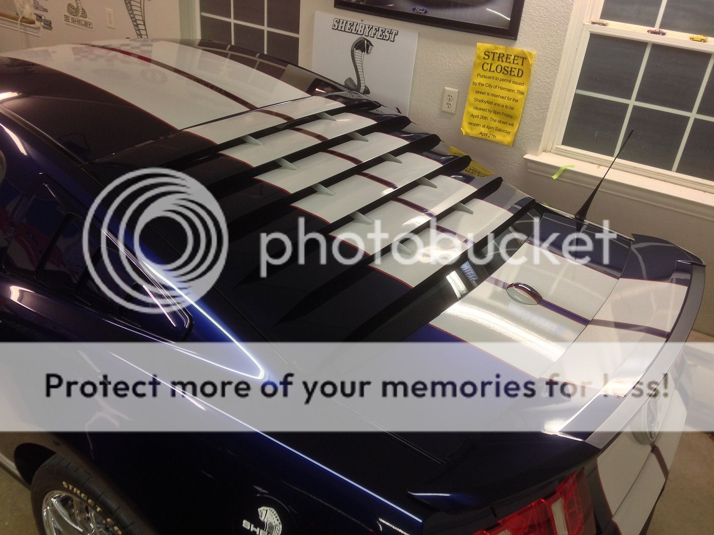 Shelby rear window louver stripe project. | Ford Shelby GT500 Forum