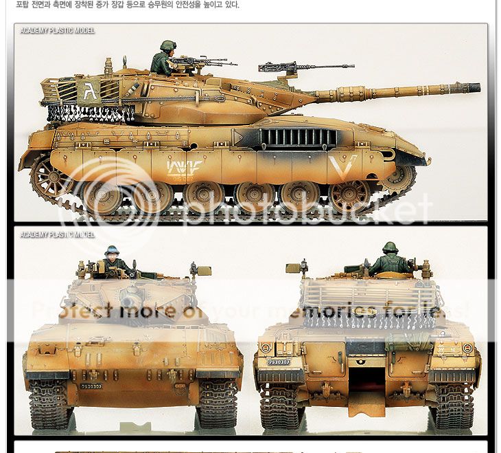 NEW 1/35 Metal Enhanced MERKAVA MK 2 II Tank Academy Model Kit #13242 ...