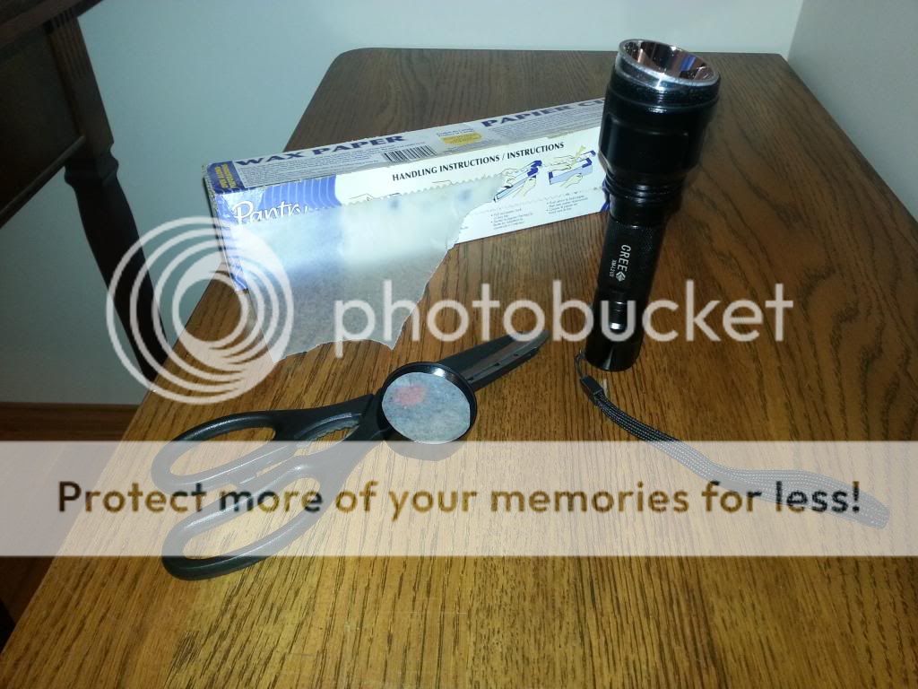 Throw to flood fashlight modification. Under 1 cent, under 1 minute ...